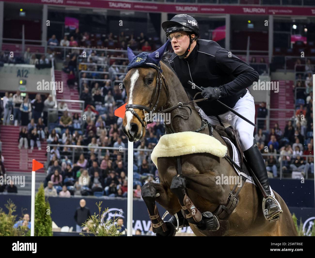 Pawel Warszawski of Poland on Fuerta competes in CAVALIADA Eventing ...