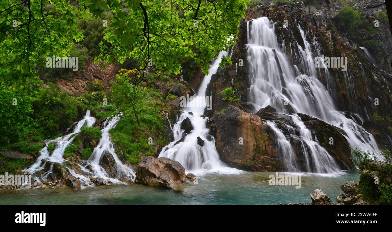 Alara Su Ucan Waterfall in Antalya, Turkey Stock Photo - Alamy