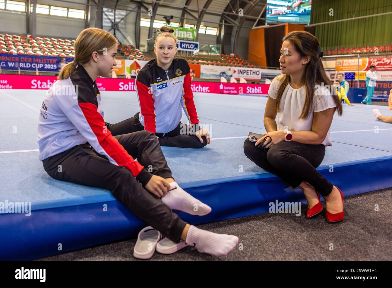 22 February 2025, Brandenburg, Cottbus: Gymnastics: World Cup ...