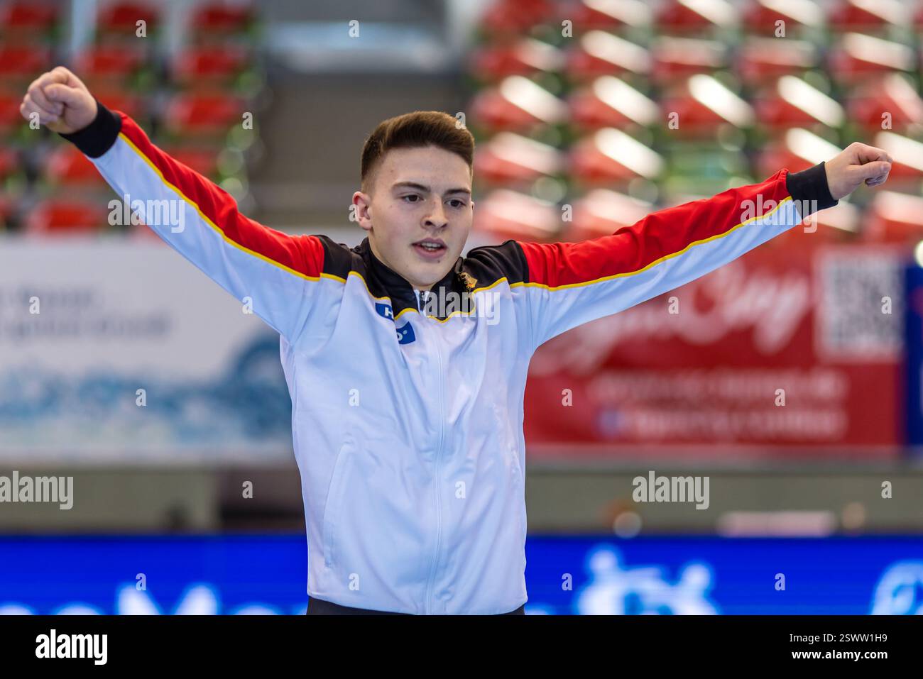 Cottbus, Germany. 22nd Feb, 2025. Gymnastics: World Cup, Tournament of ...
