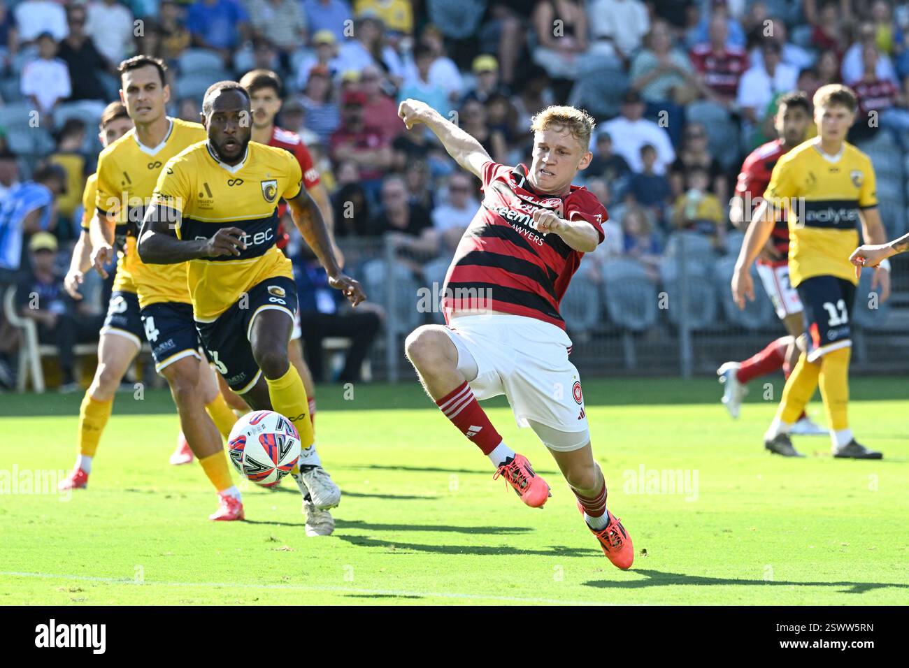 22nd February 2025; Industree Group Stadium, Gosford, NSW, Australia: A ...