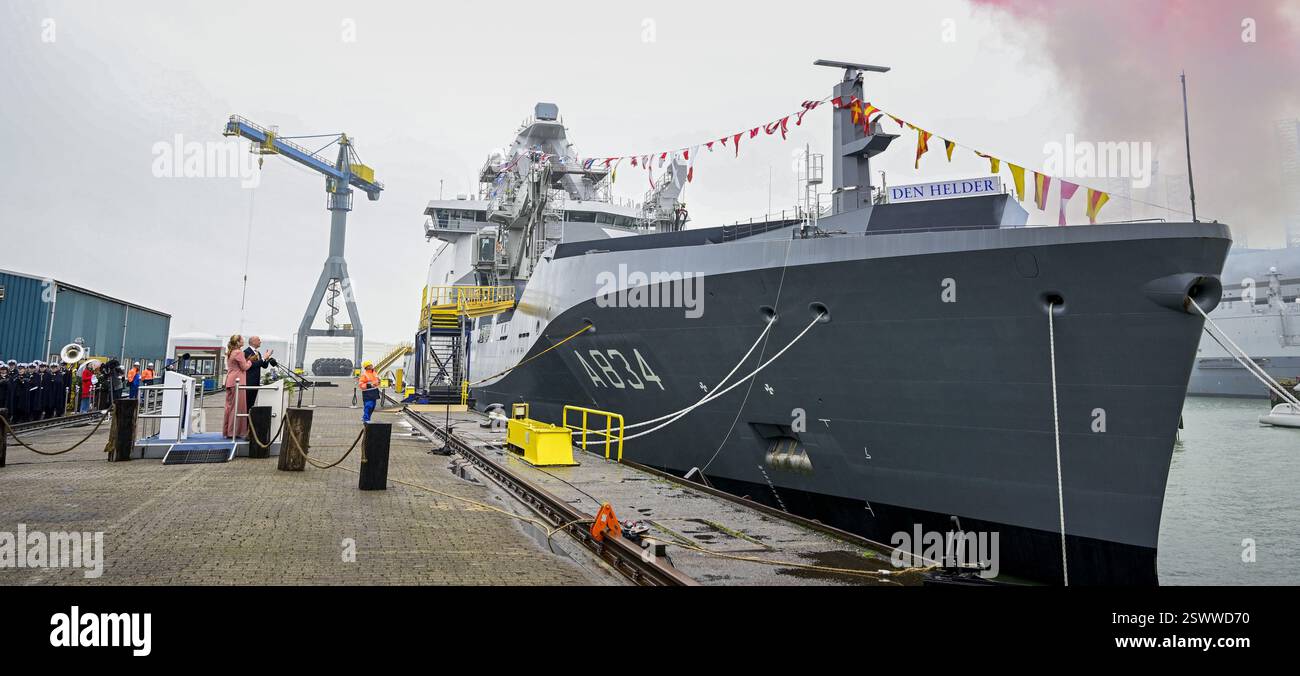 DEN HELDER, The Netherlands, 2025-02-22 13:12:56 DEN HELDER, 22-02-2024 ...