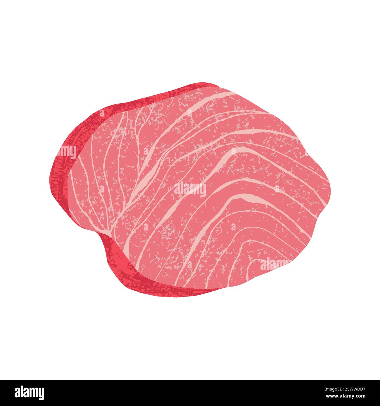 Red tuna isolated Stock Vector Images - Alamy