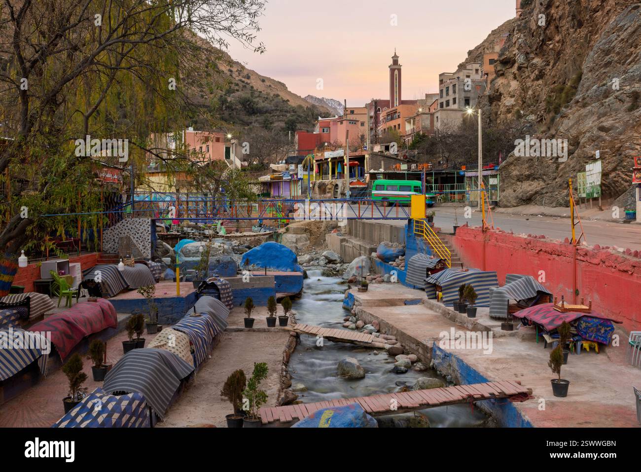 The Ourika Valley is a valley in the Moroccan High Atlas Mountains ...