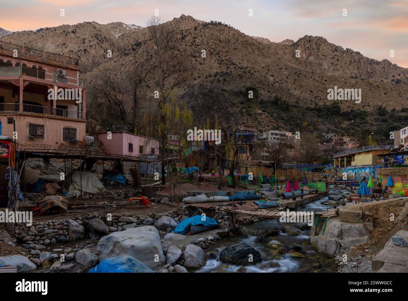 The Ourika Valley is a valley in the Moroccan High Atlas Mountains ...
