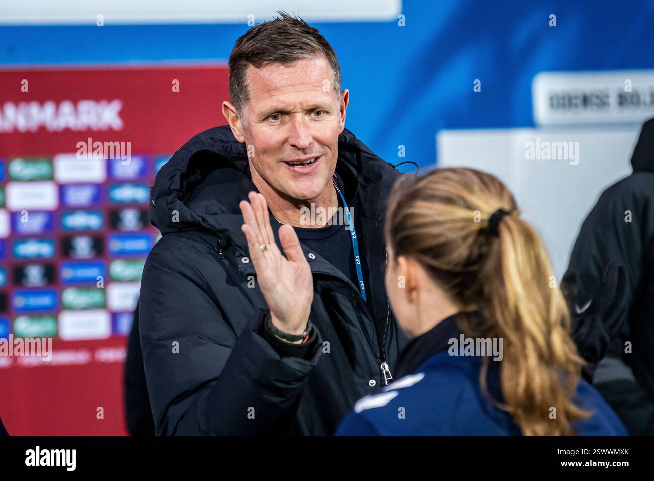 Odense, Denmark. 21st Feb, 2025. Director of football Peter Moller of ...