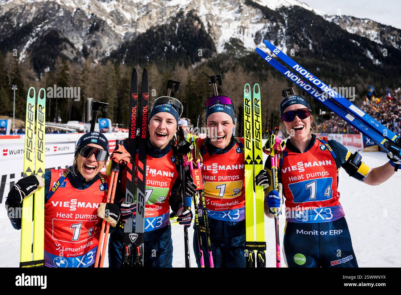 Anna Magnusson, Ella Halvarsson, Hanna Öberg and Elvira Öberg of ...