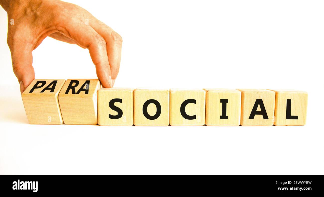 Social or parasocial symbol. Concept words Social or Parasocial on ...