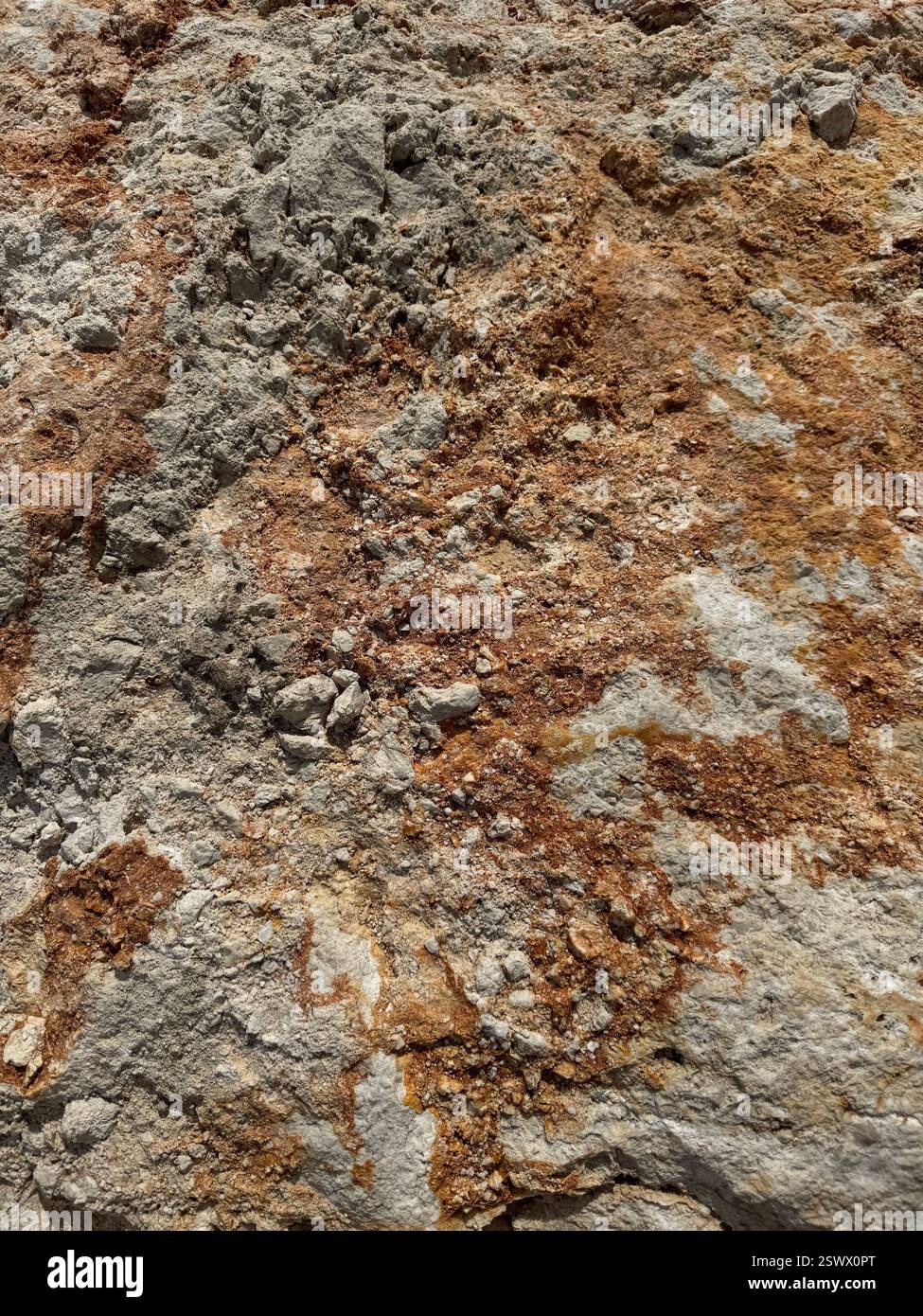 Geological formation displaying rich textures and earthy colors at a ...