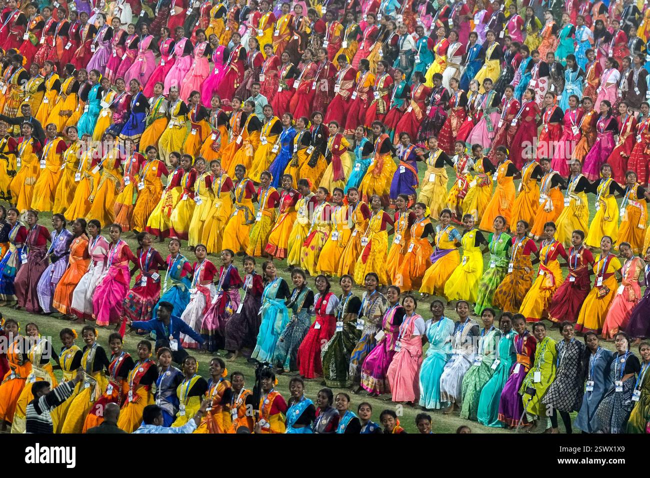 Tribal youth perform Jhumur dance during a rehearsal two days ahead of ...