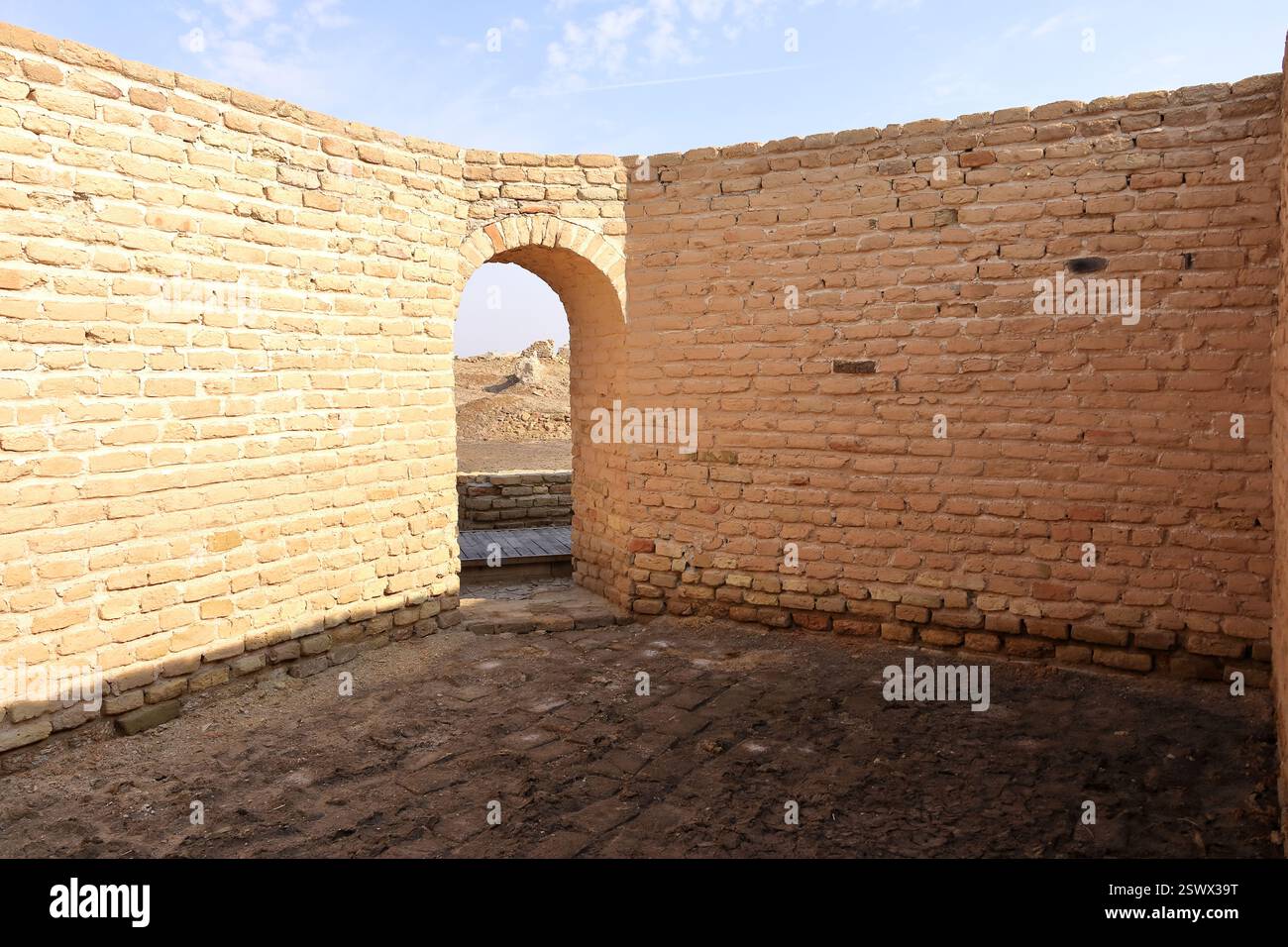 the House of the Prophet Abraham Restored ziggurat in ancient Ur ...