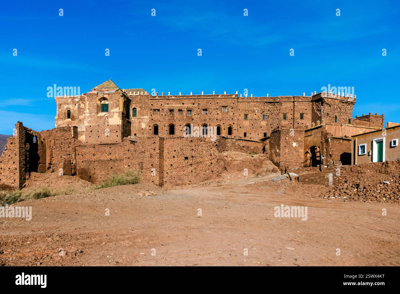The Telouet Kasbah is situated on the former caravan route that ...