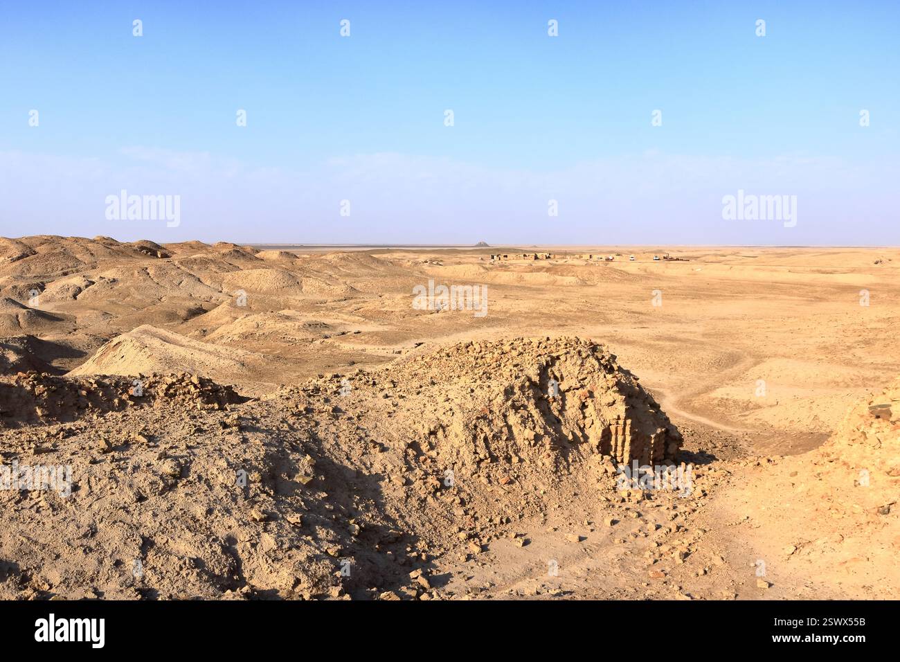 area of the excavation site in the Ancient City of Uruk, Iraq Stock ...