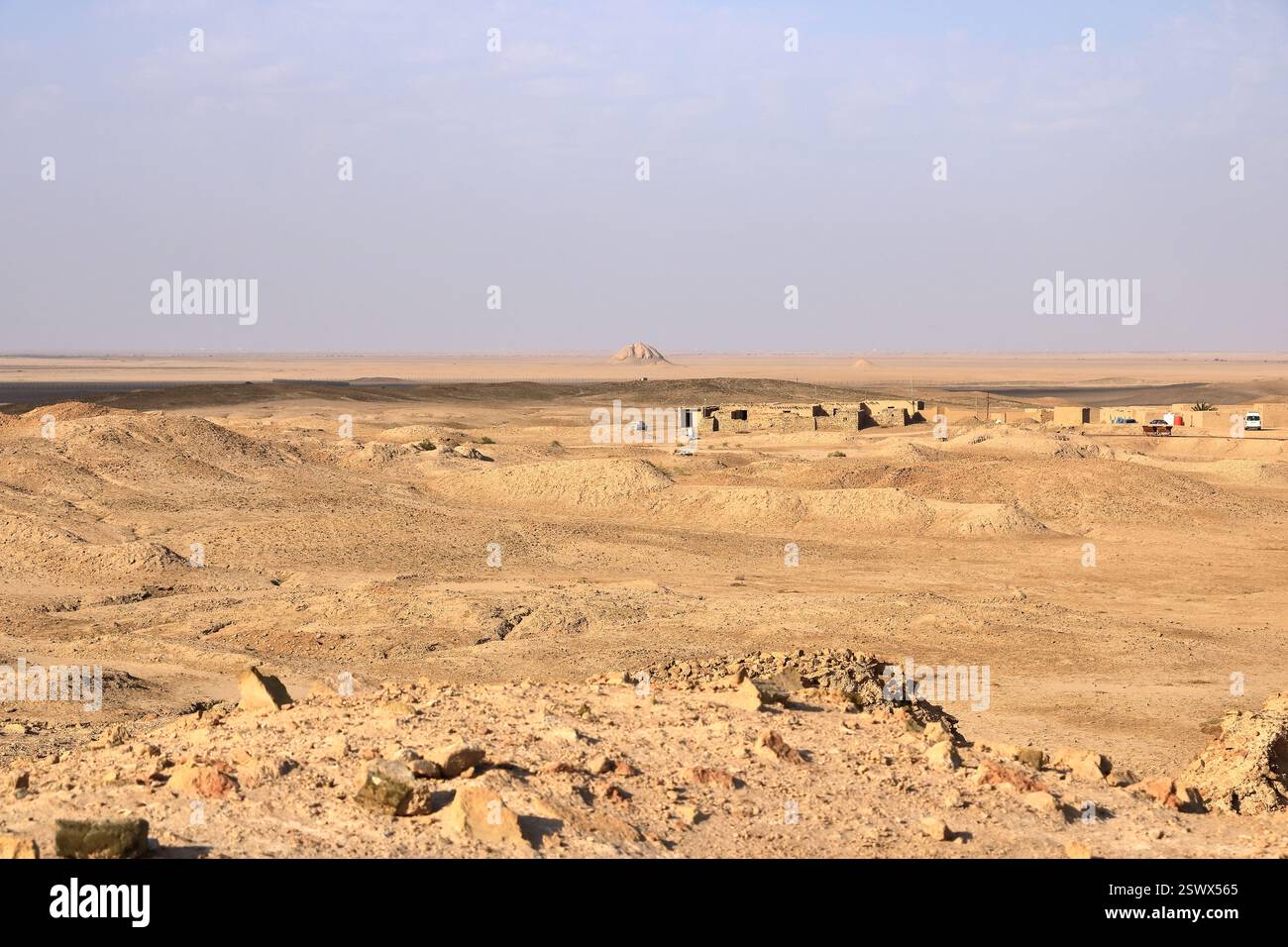 area of the excavation site in the Ancient City of Uruk, Iraq Stock ...