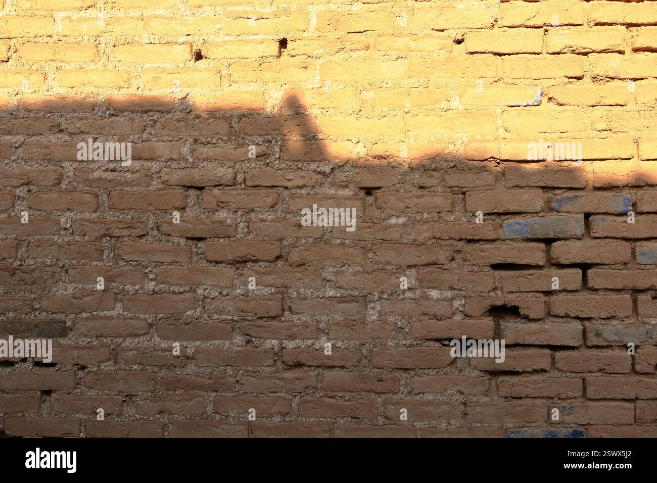 walls and bricks in the excavation site in the Ancient City of Uruk ...