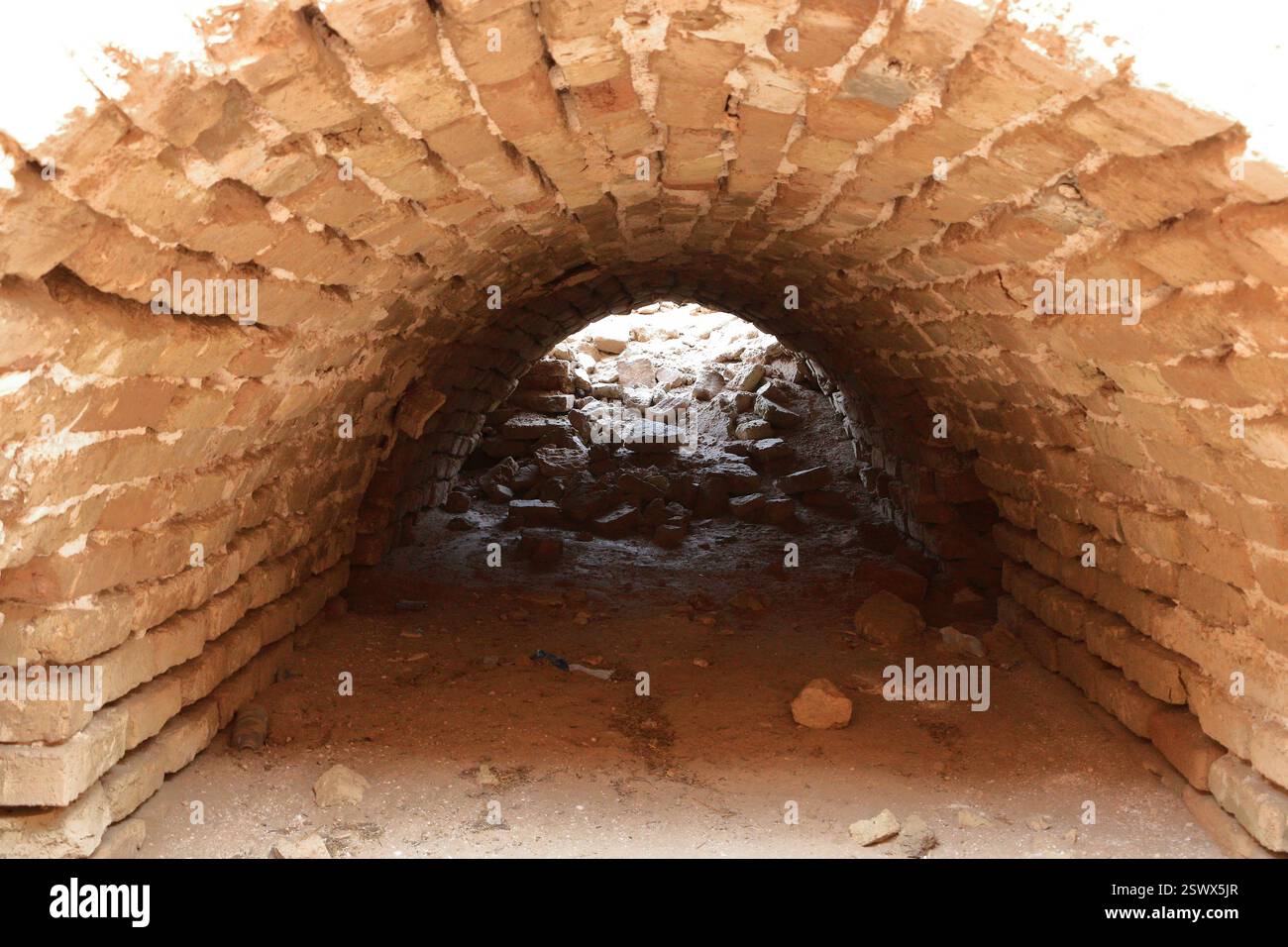 walls and bricks in the excavation site in the Ancient City of Uruk ...