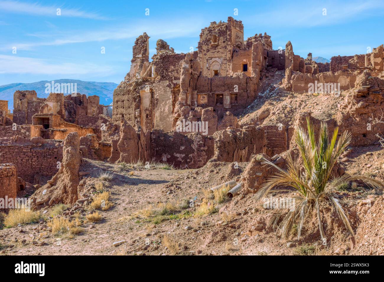 The Telouet Kasbah is situated on the former caravan route that ...