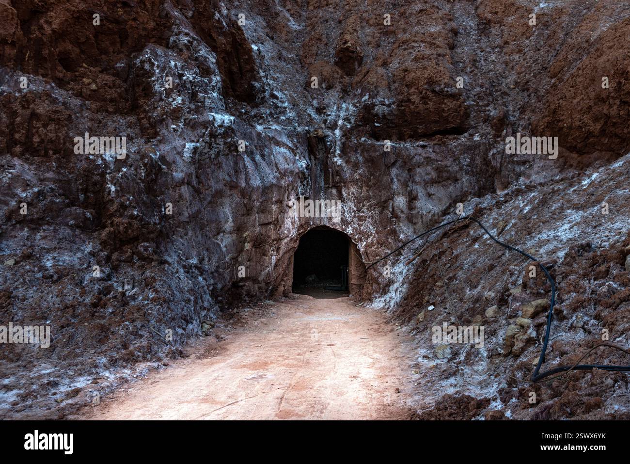 The Ancient Salt Mine of Telouet in the High Atlas region of Morocco ...