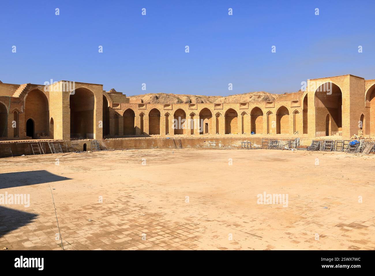 the Main Caliphal Palace at Samarra, Iraq, known in Arabic as Dar al ...