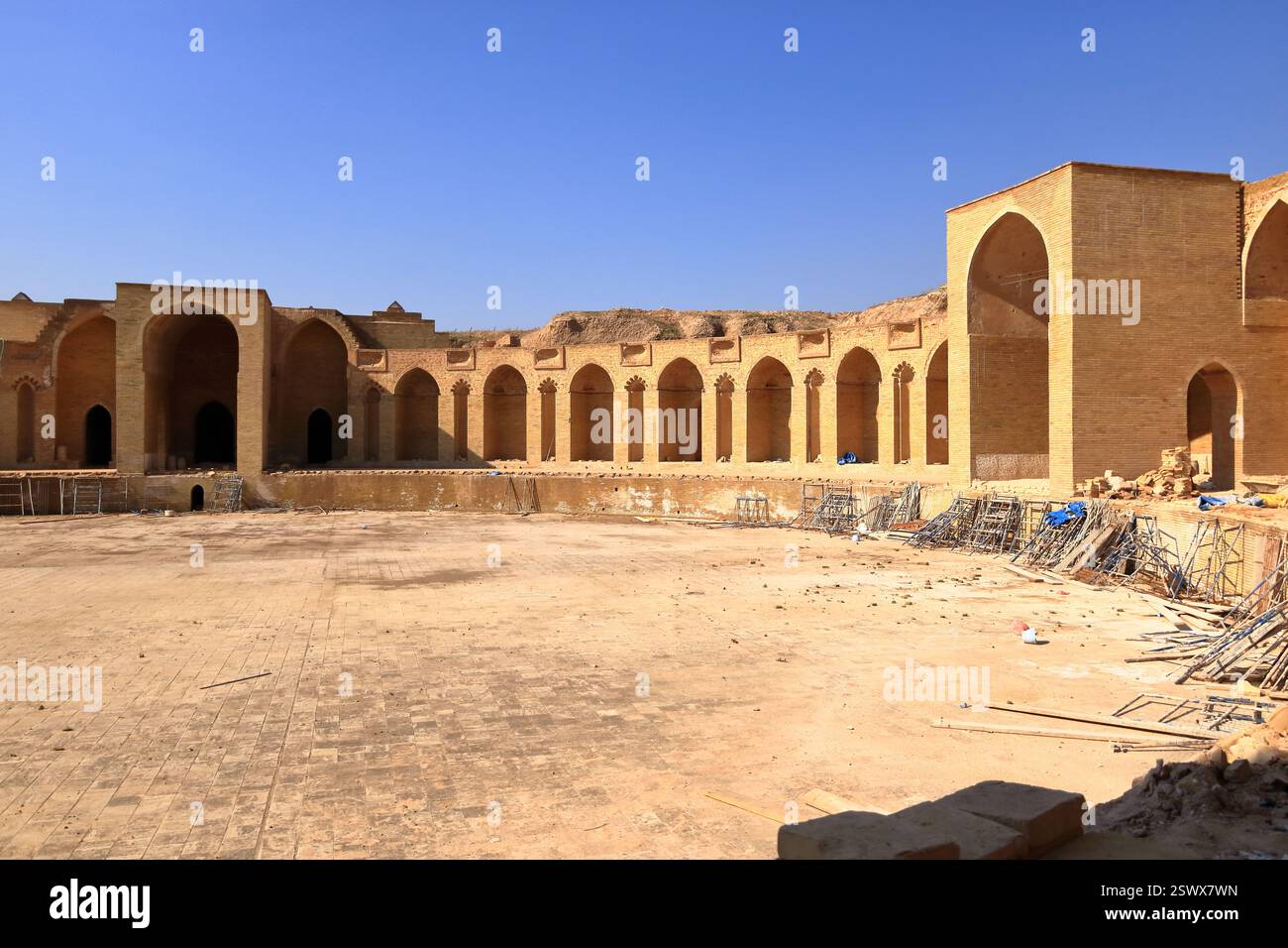 the Main Caliphal Palace at Samarra, Iraq, known in Arabic as Dar al ...