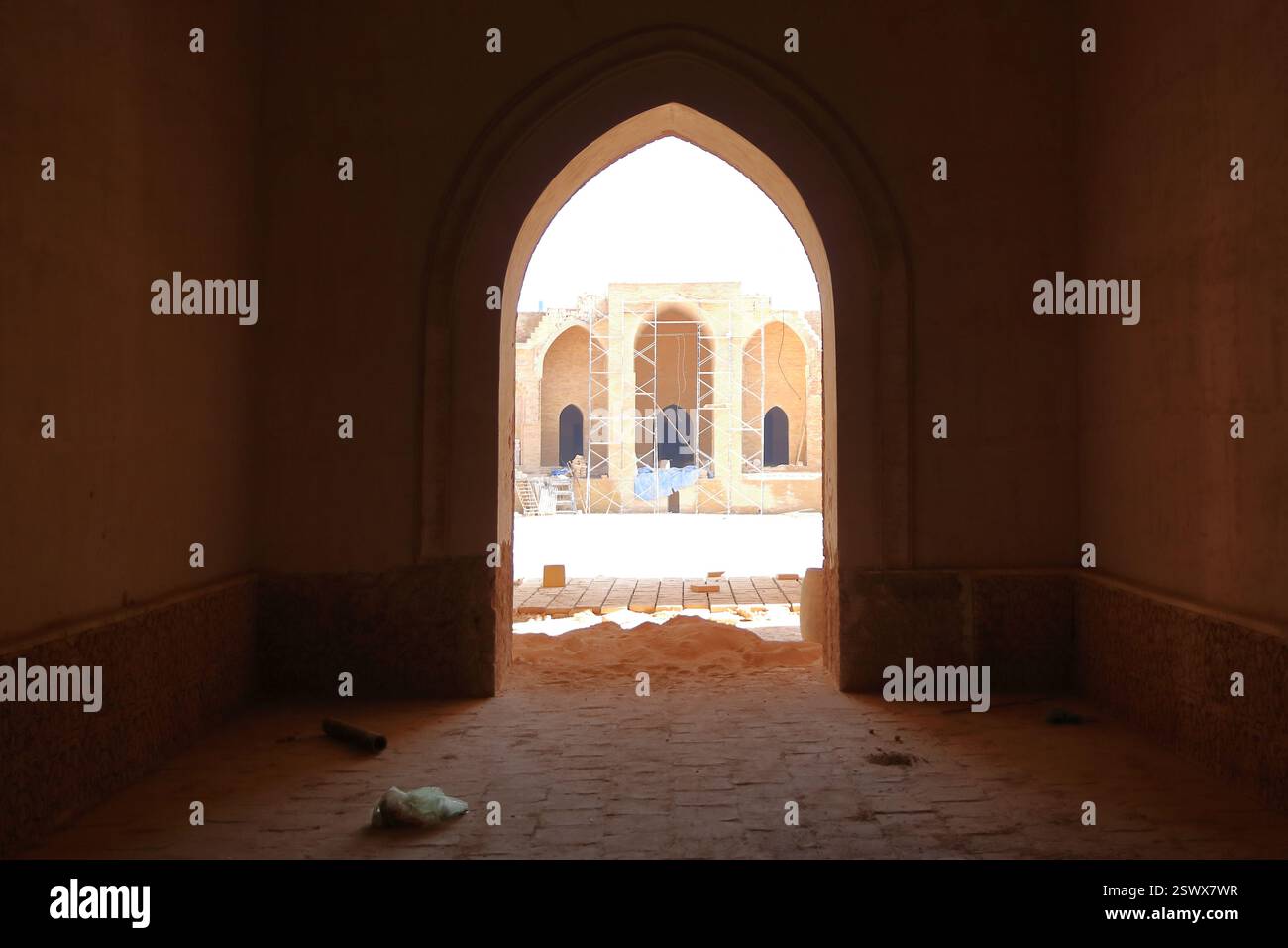 the Main Caliphal Palace at Samarra, Iraq, known in Arabic as Dar al ...