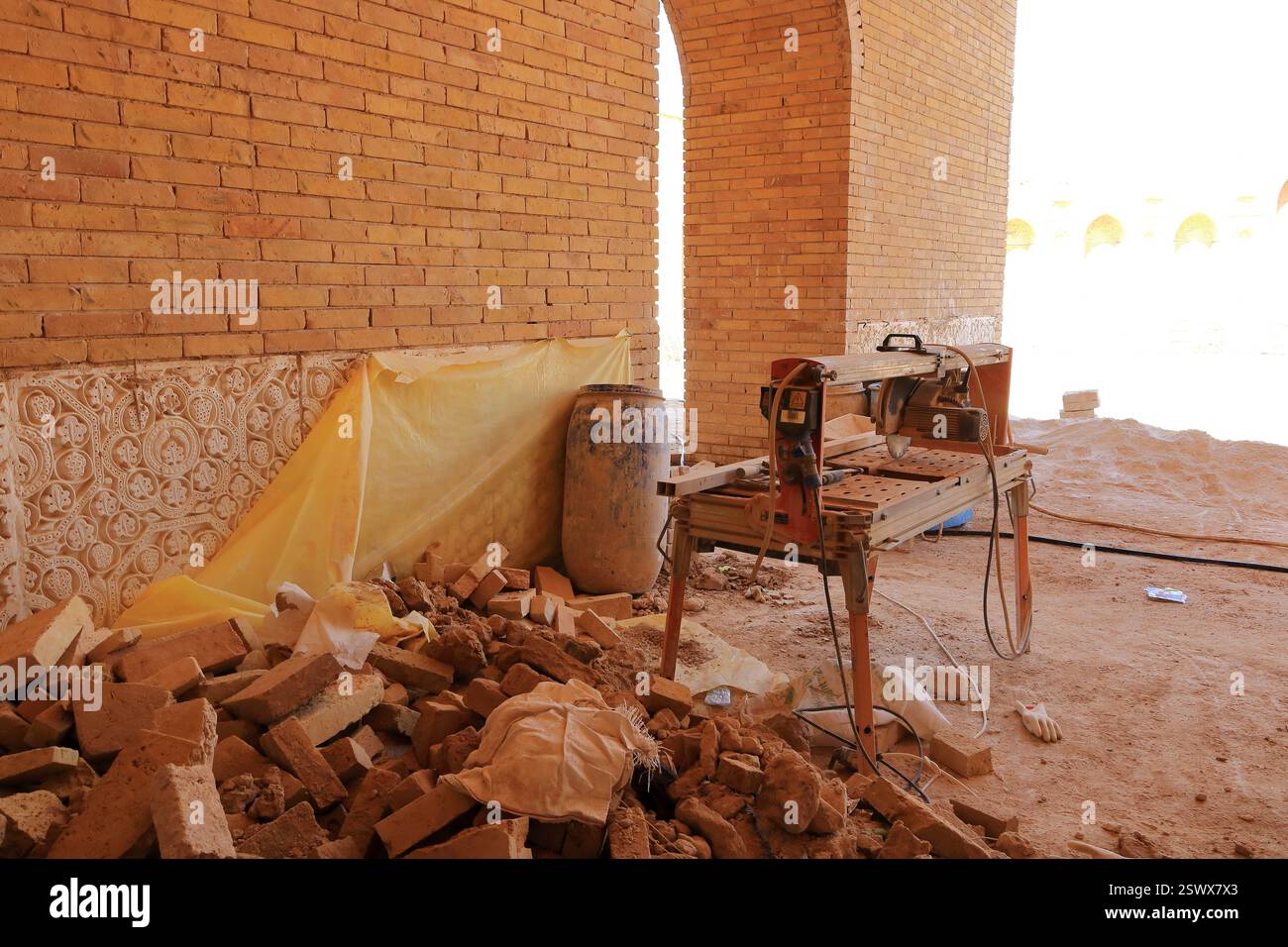 the renovation of the Main Caliphal Palace at Samarra, Iraq, known in ...