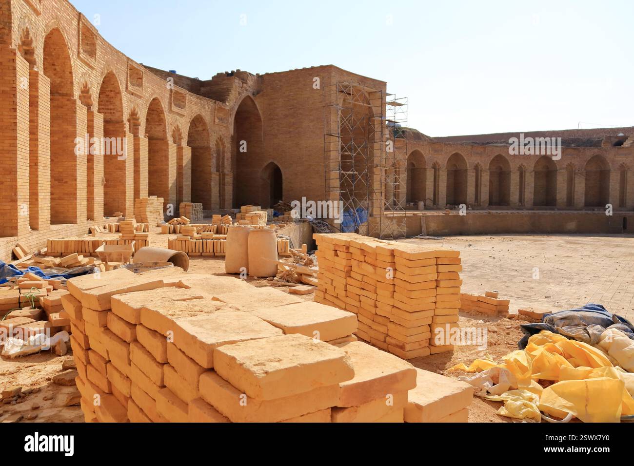 the renovation of the Main Caliphal Palace at Samarra, Iraq, known in ...