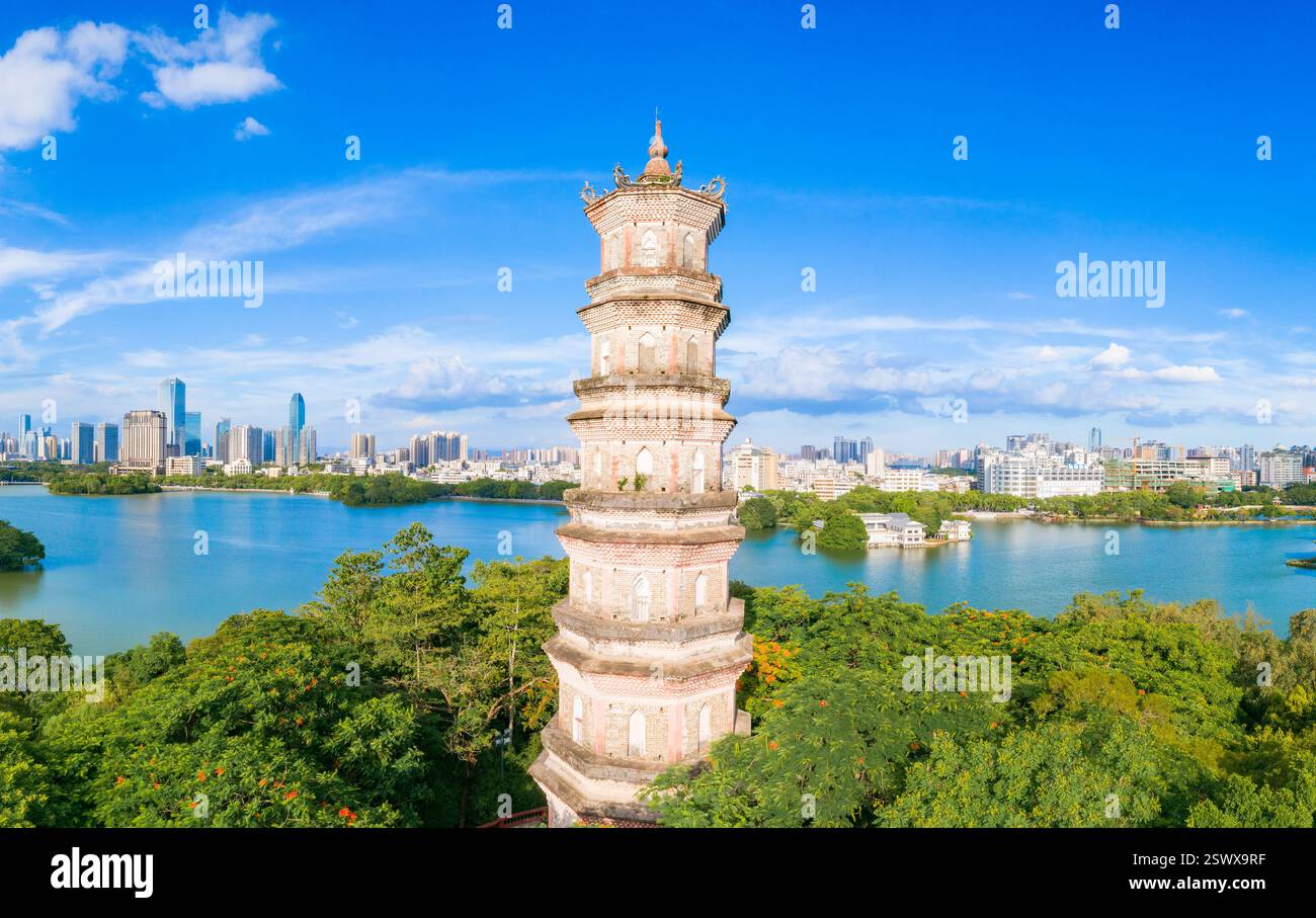 West Lake Scenic Area, Huizhou City, Guangdong Province, China Stock ...