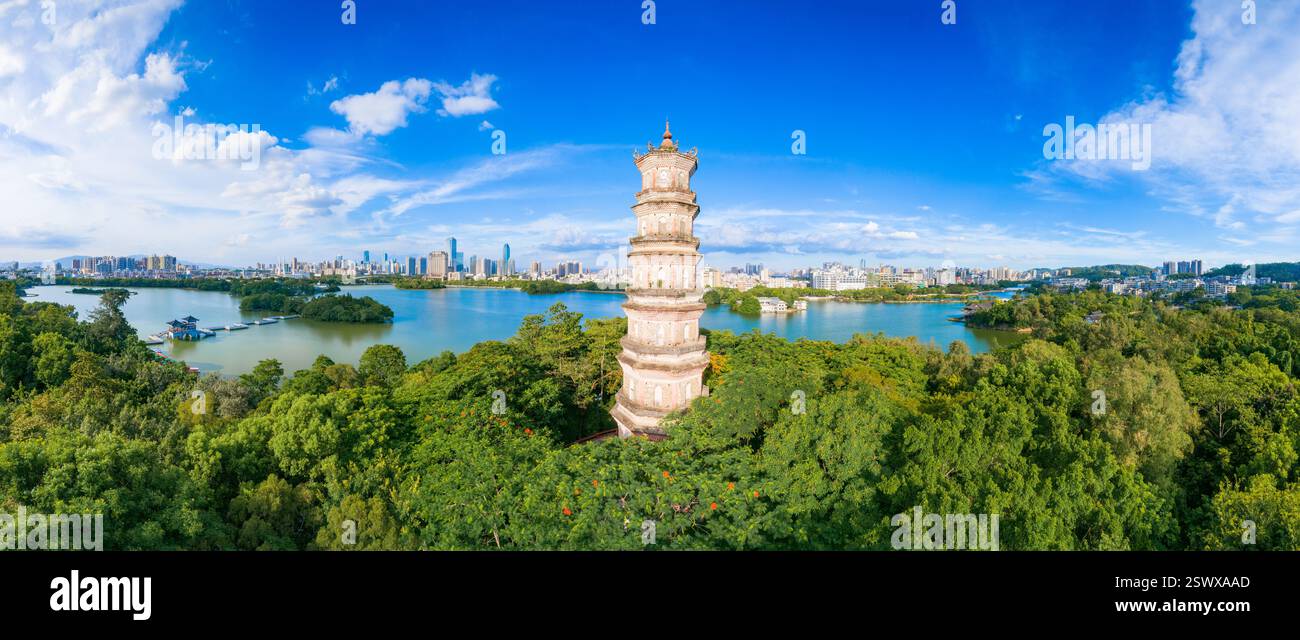 West Lake Scenic Area, Huizhou City, Guangdong Province, China Stock ...
