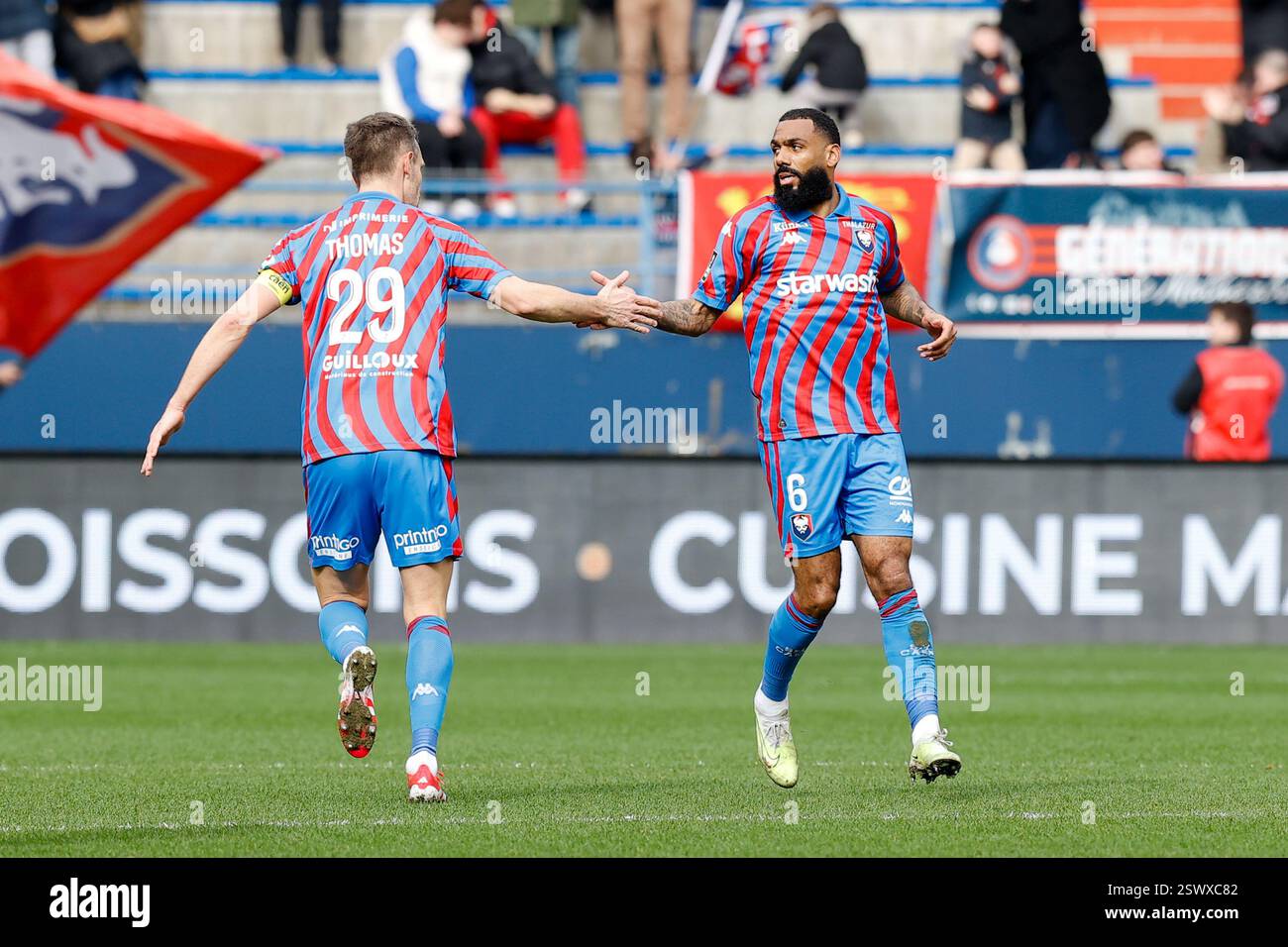 06 Yann MVILA M VILA (smc) during the Ligue 2 BKT match between Caen ...
