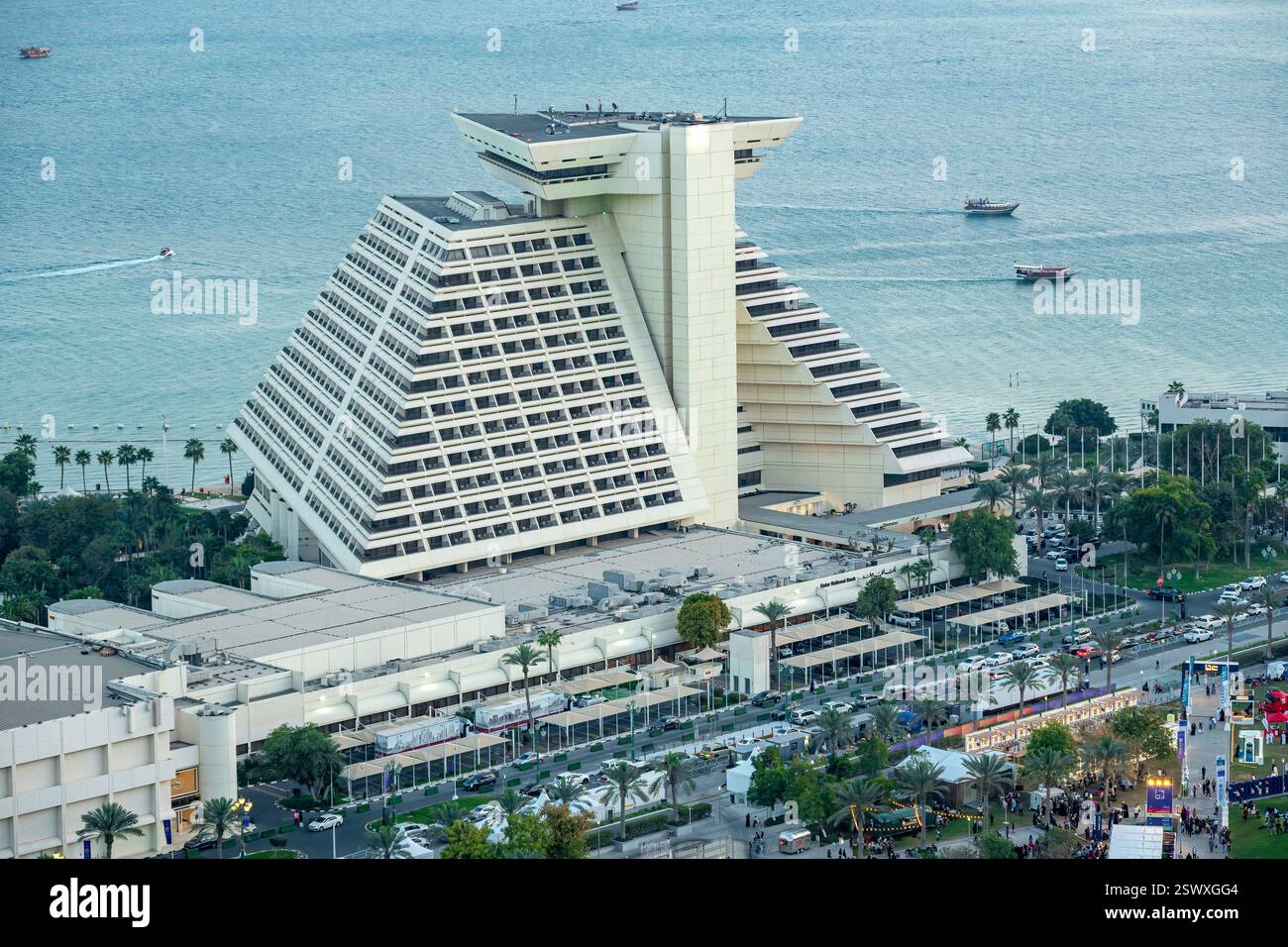 The Sheraton Grand Doha Resort Convention Hotel is a five-star luxury ...