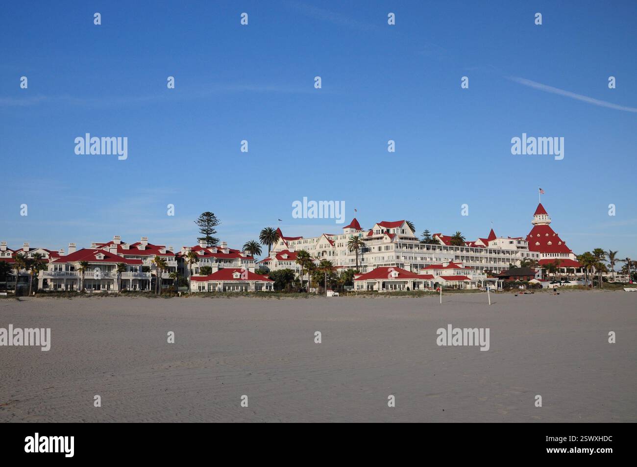 Victorian seaside resort with clear sky, ideal for a coastal getaway ...