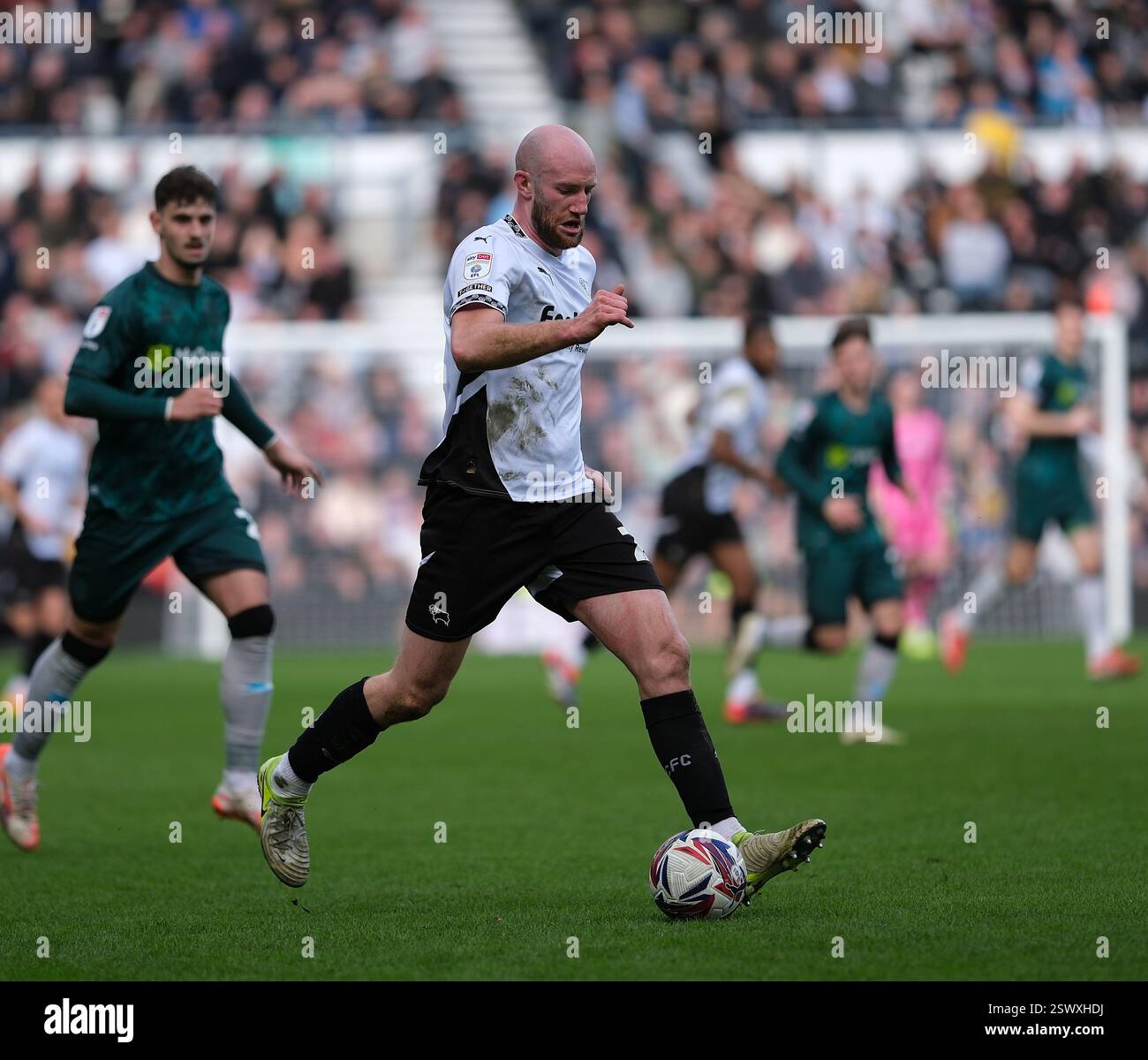 22nd February 2025; Pride Park, Derby, Derbyshire, England; EFL ...