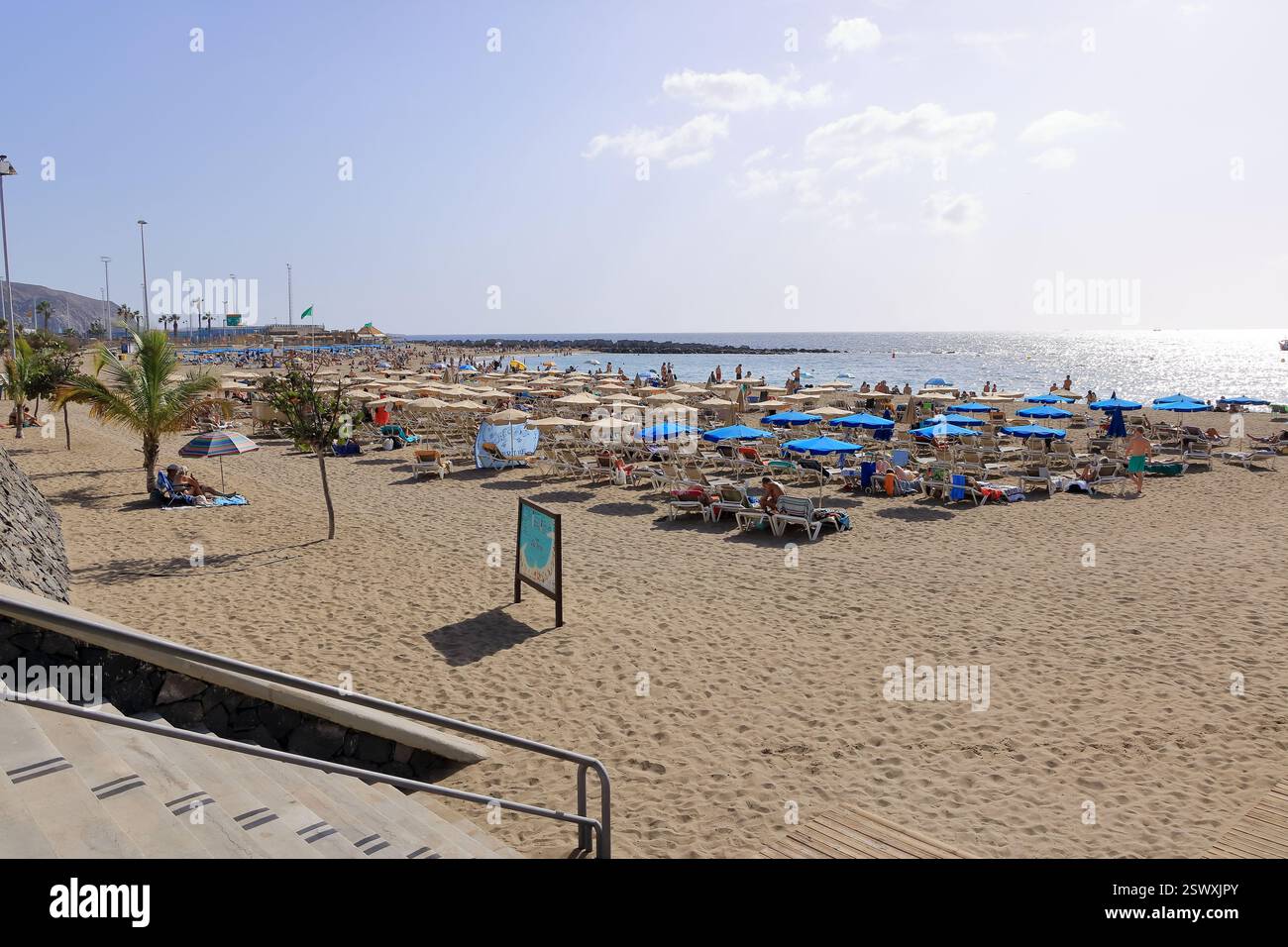 Los Cristianos, Tenerife, Canary Islands in Spain - December 03 2024 ...