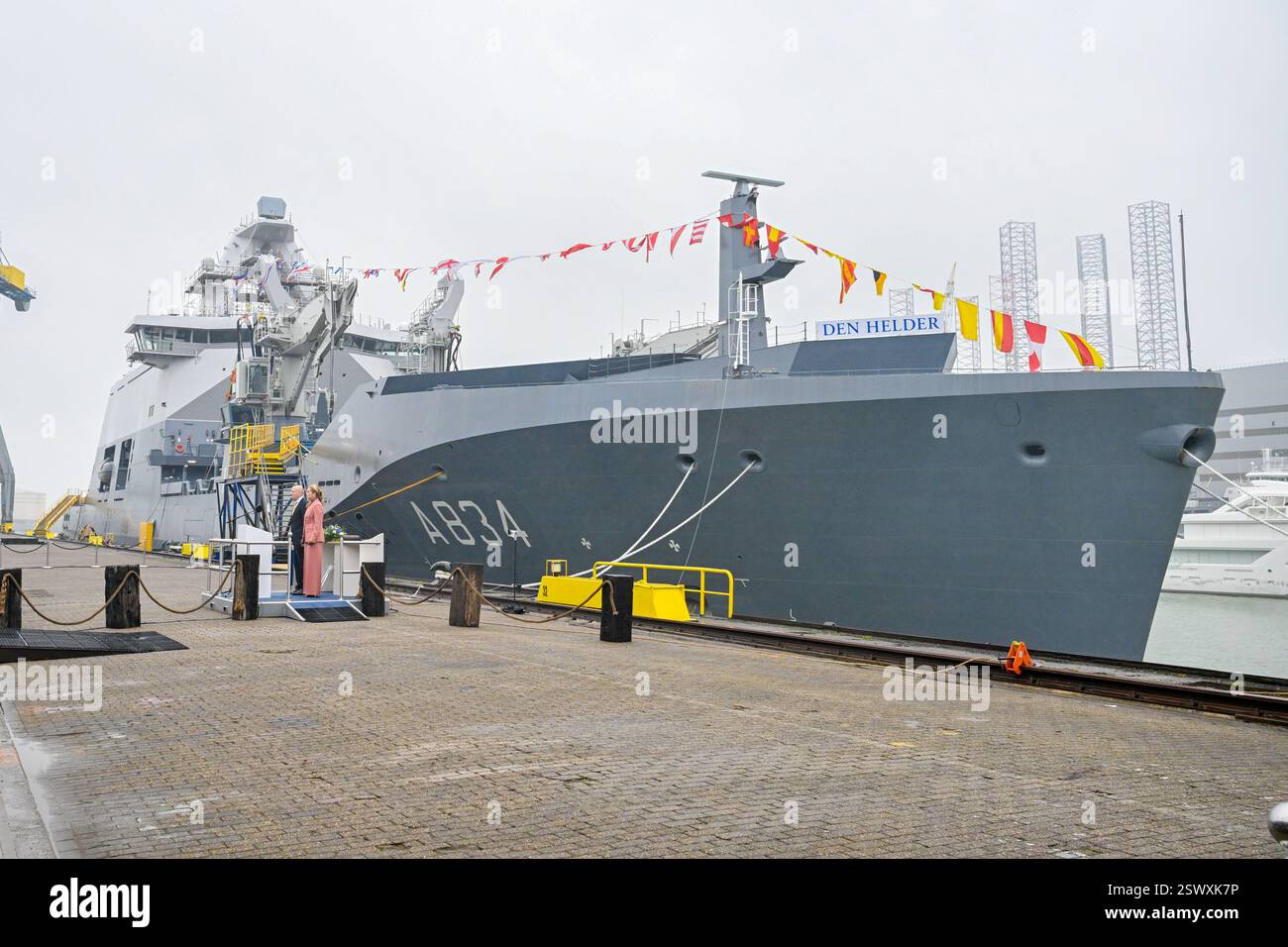 Vlissingen, The Netherlands. 22nd Feb, 2025. Princess Amalia at the ...