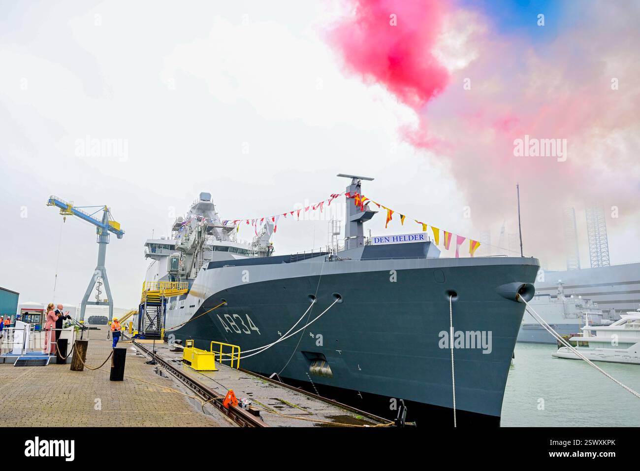 Vlissingen, The Netherlands. 22nd Feb, 2025. Princess Amalia at the ...