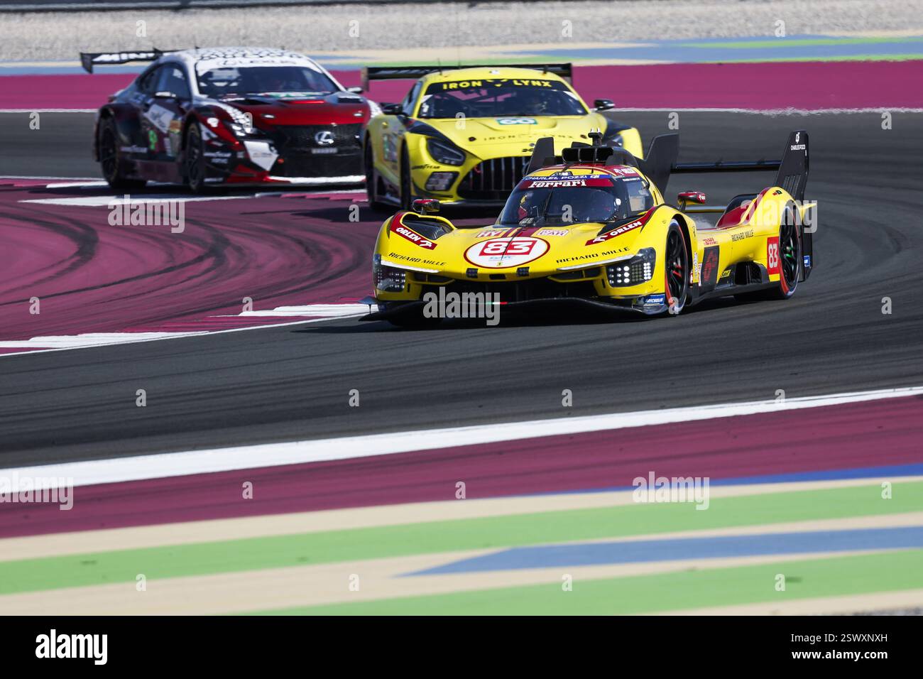 83 HANSON Phil (gbr), KUBICA Robert (pol), YE Yifei (chn), AF Corse, Ferrari 499P #83, Hypercar ...