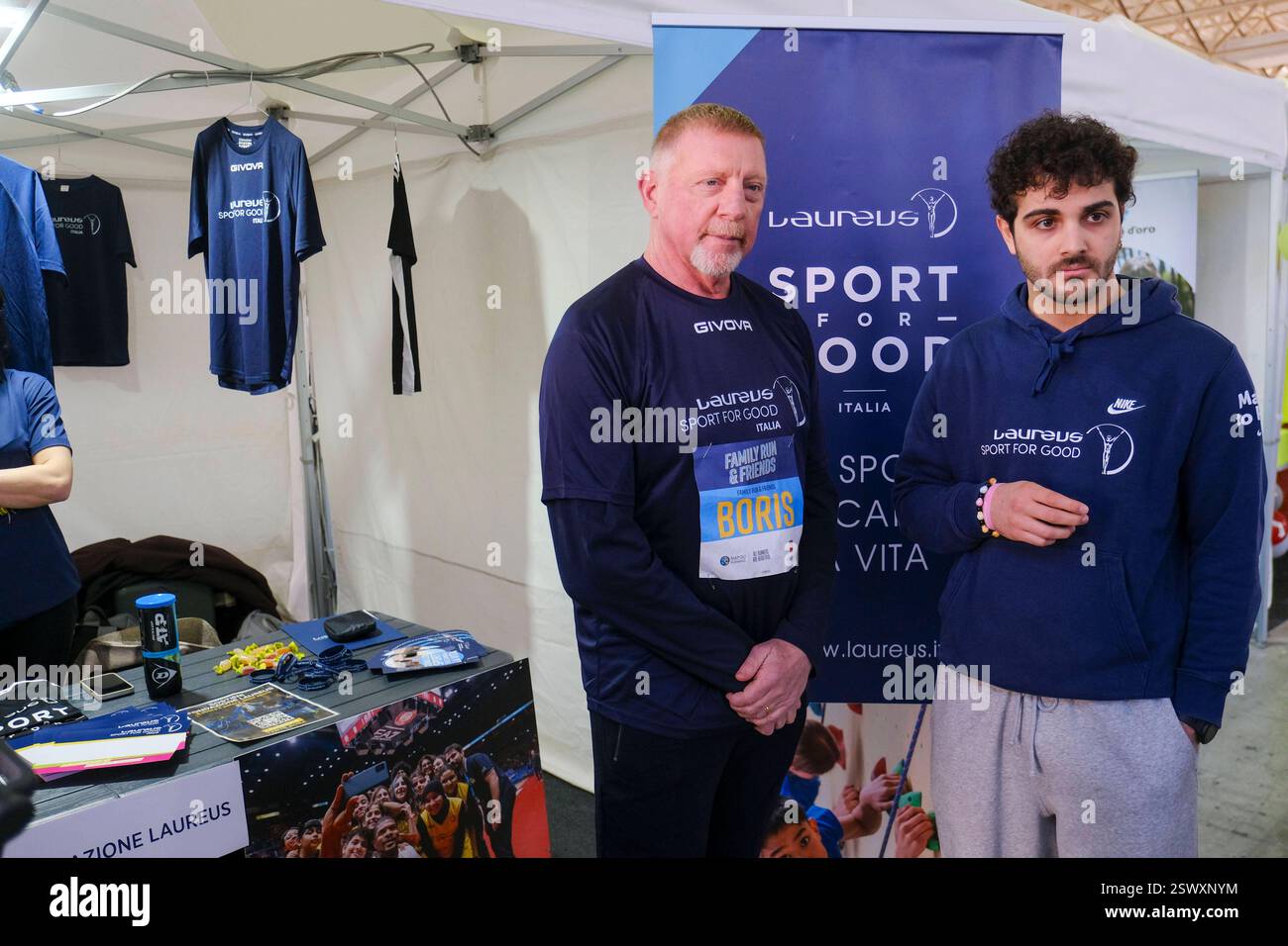 Boris Franz Becker and lilian de carvalho monteiro in naples Boris ...