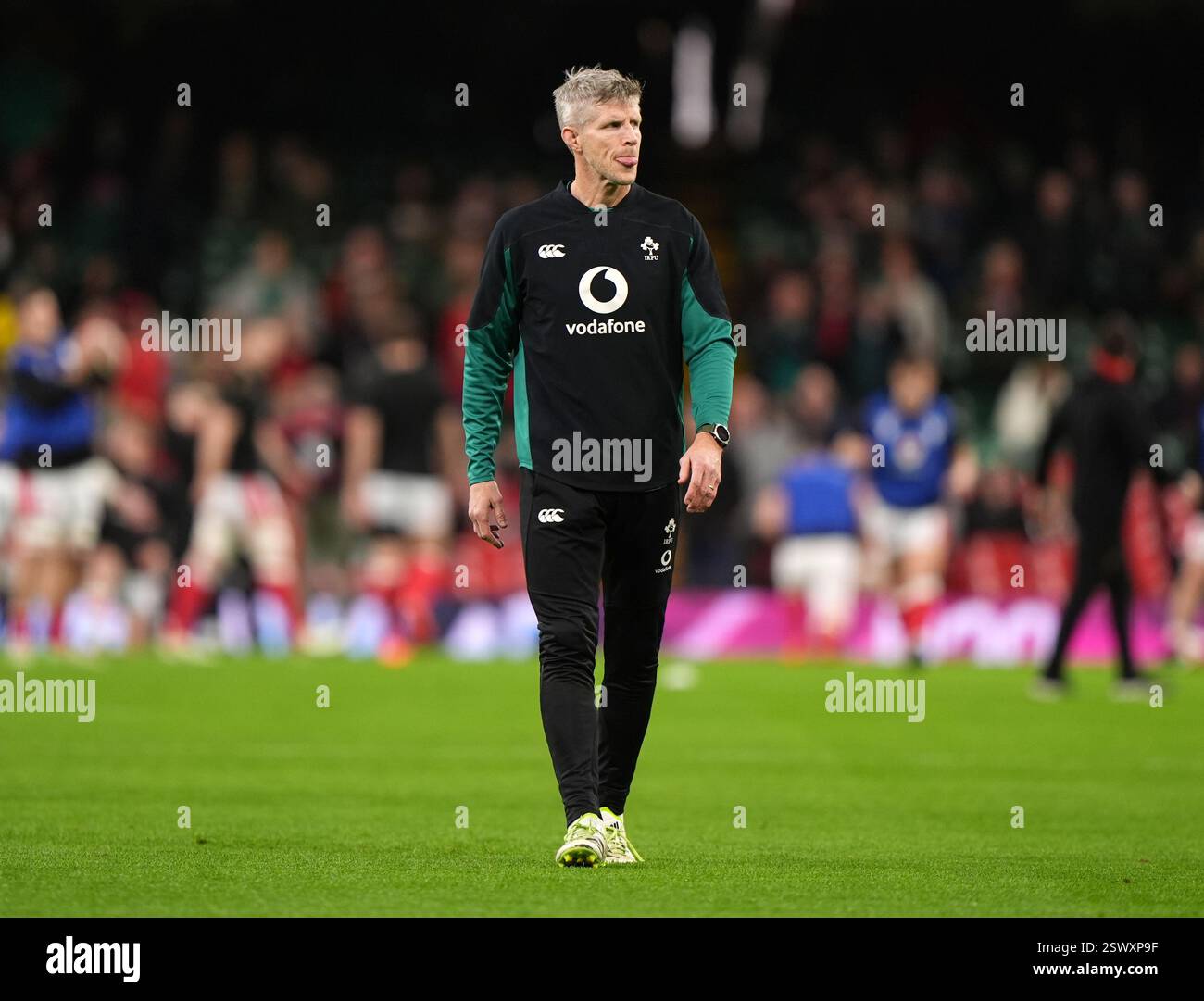 Ireland interim head coach Simon Easterby before the Guinness Men's Six ...