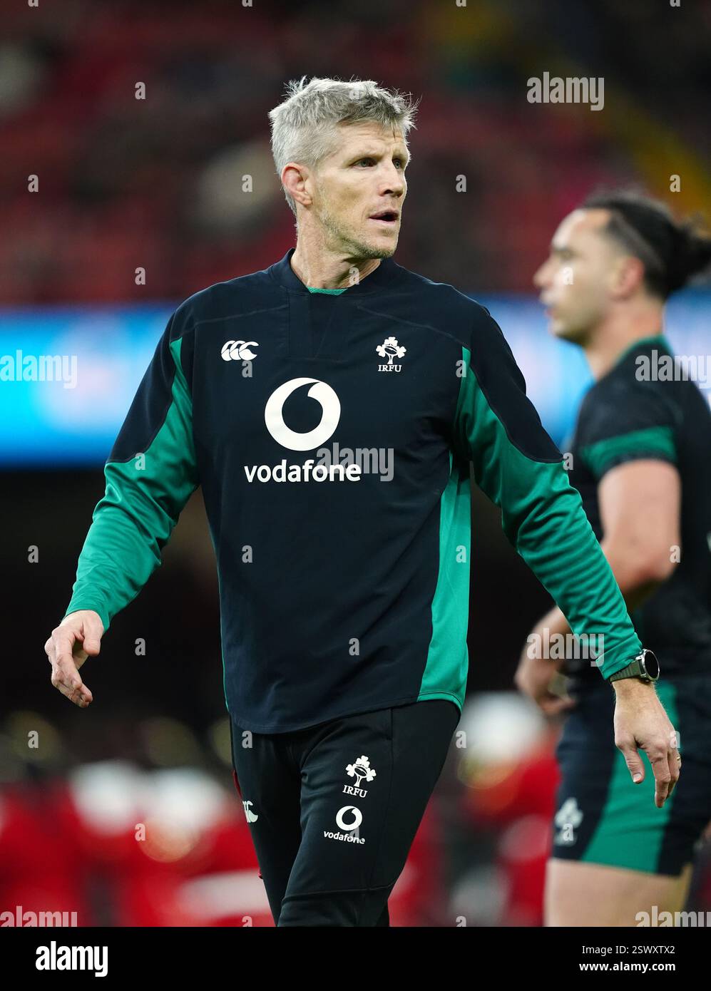 Ireland interim head coach Simon Easterby during the Guinness Men's Six ...