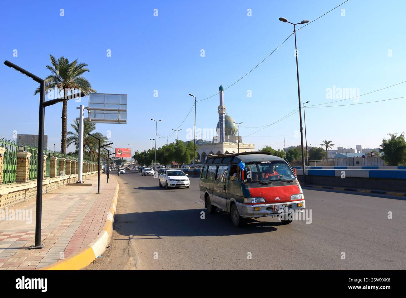 Baghdad, Bagdad in Iraq - November 15 2024: every day life with cars on ...