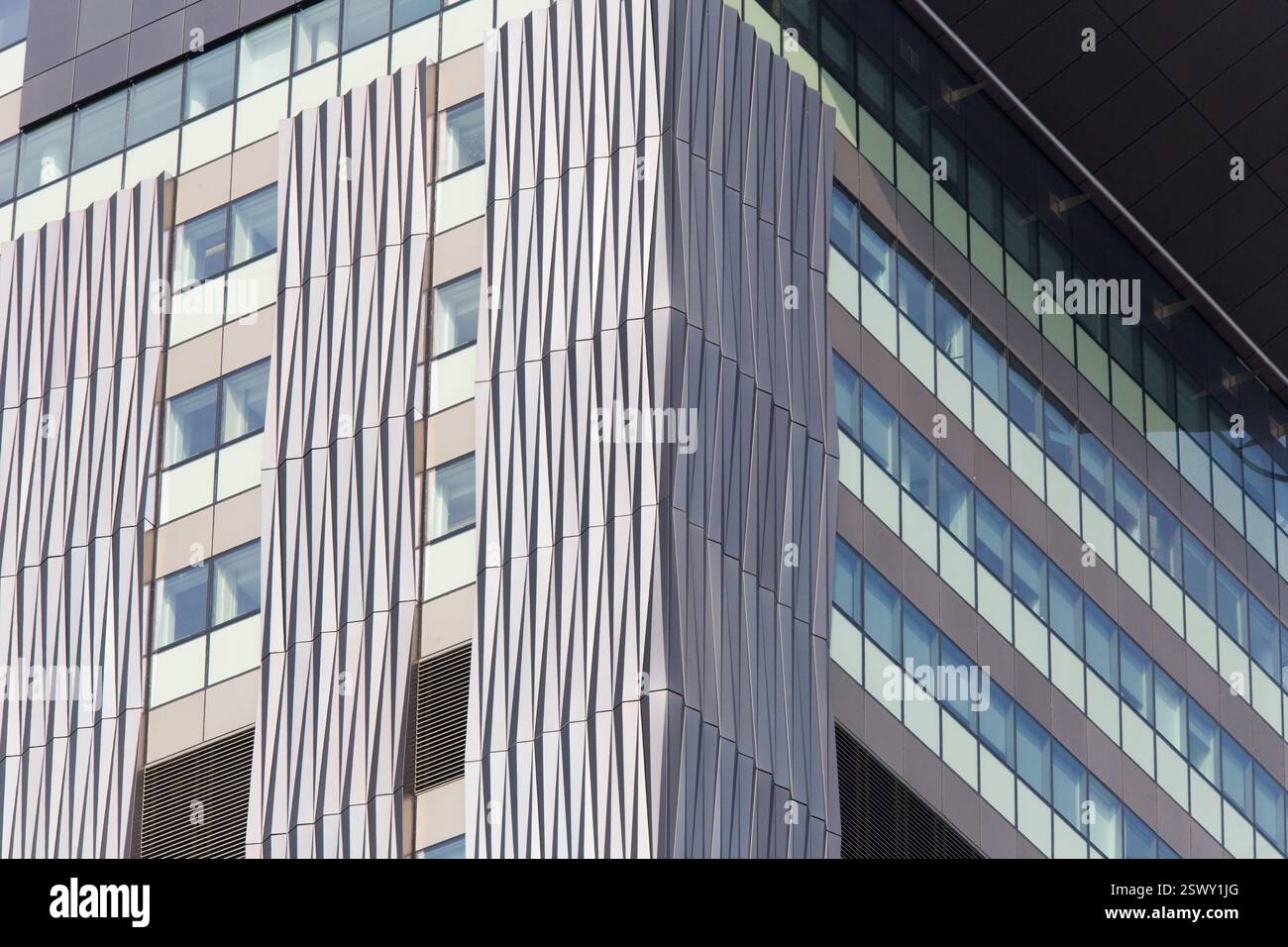 Guy's Hospital tower cladding Stock Photo - Alamy