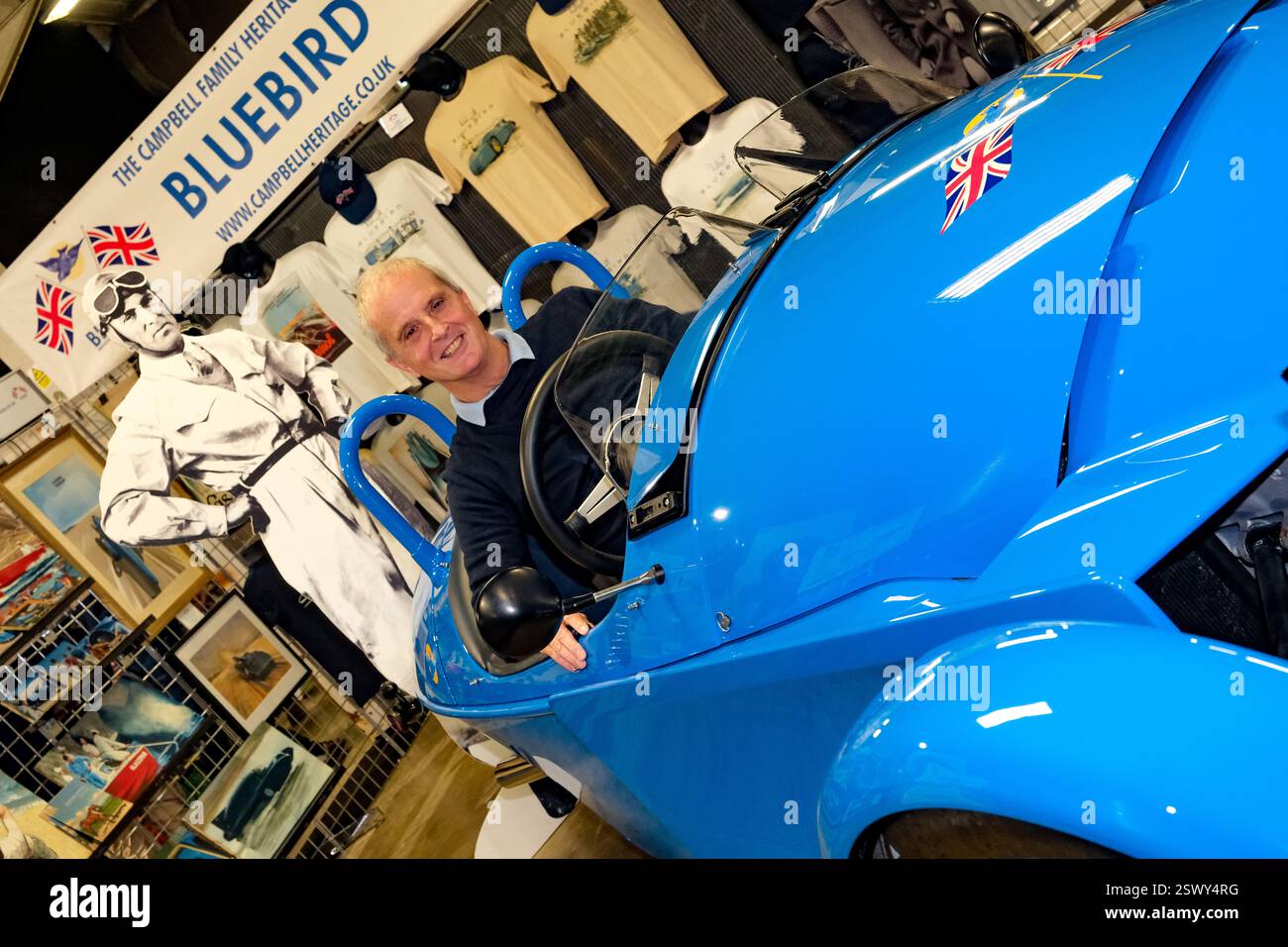 Coventry, UK. Saturday, Feb 24, 2025. Race Retro celebrates historic ...