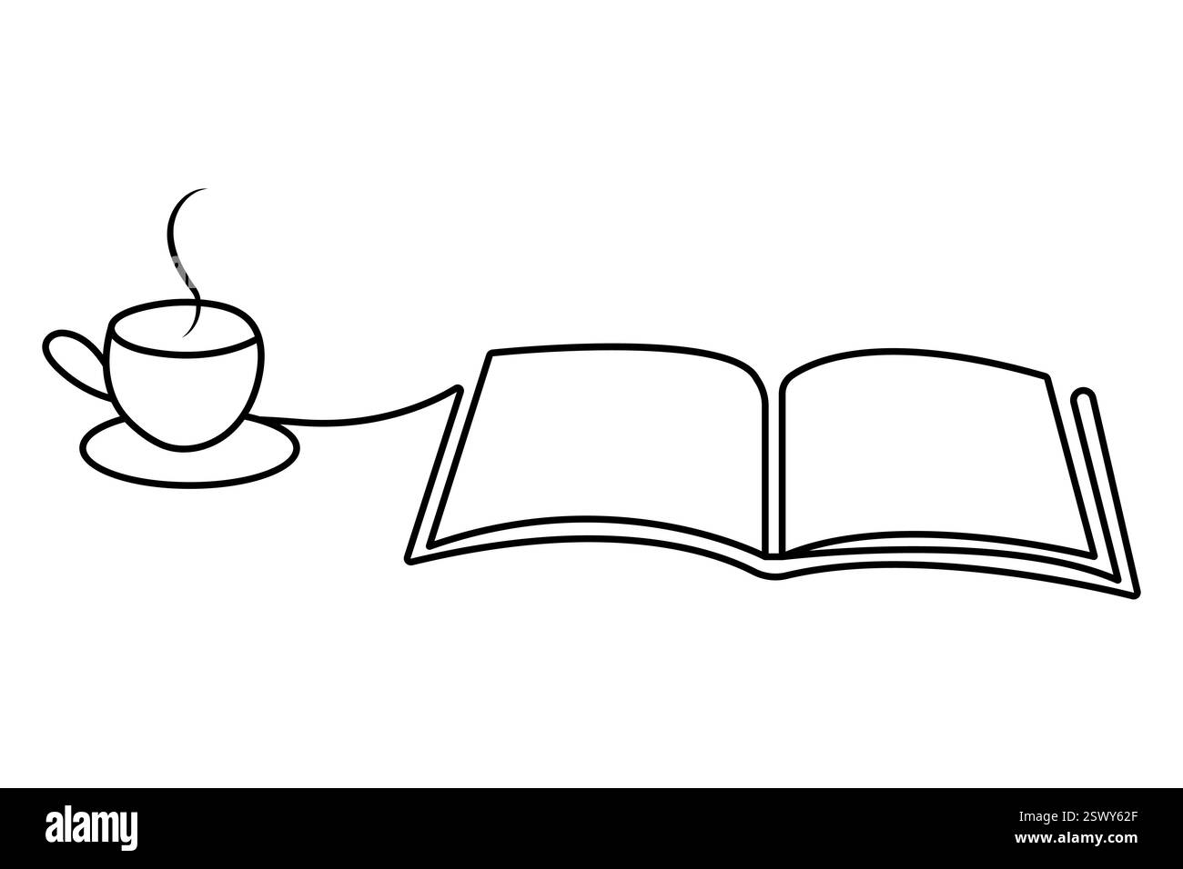 Continuous editable drawing paper Cut Out Stock Images & Pictures - Alamy