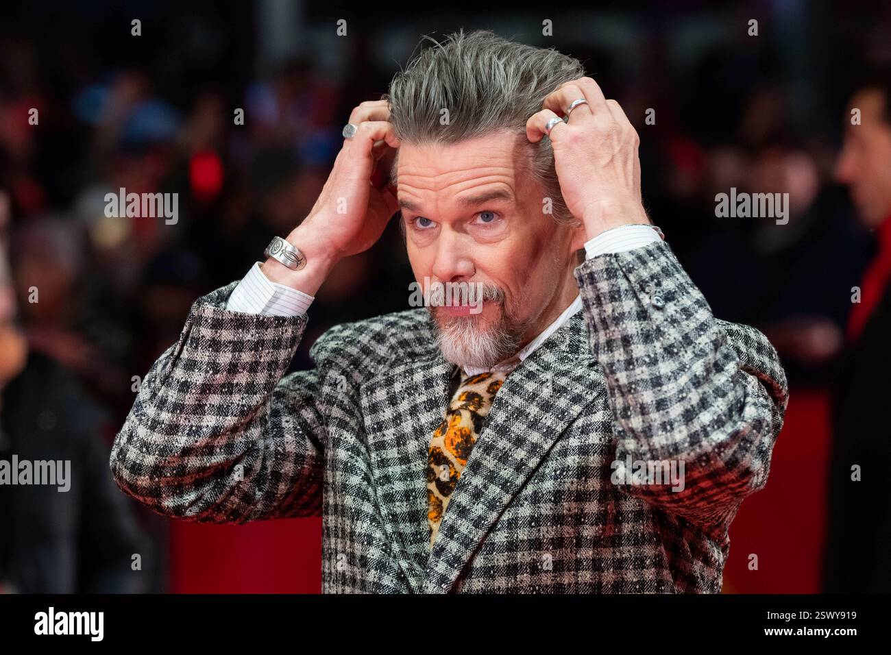 Ethan Hawke poses for photographers upon arrival on the red carpet for ...