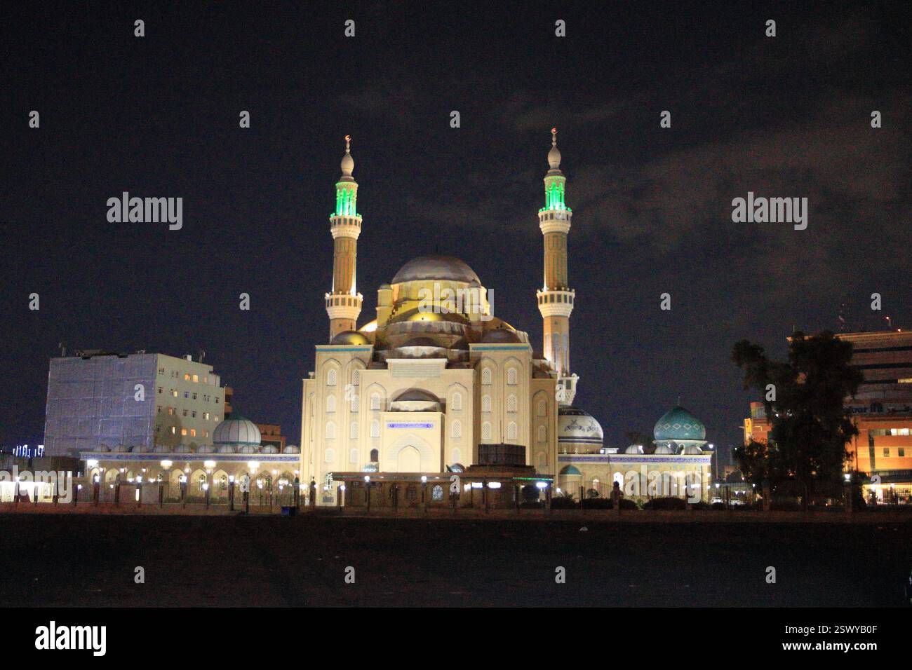 most famous mosque in the city of Erbil, Arbil, Kurdistan Region of ...