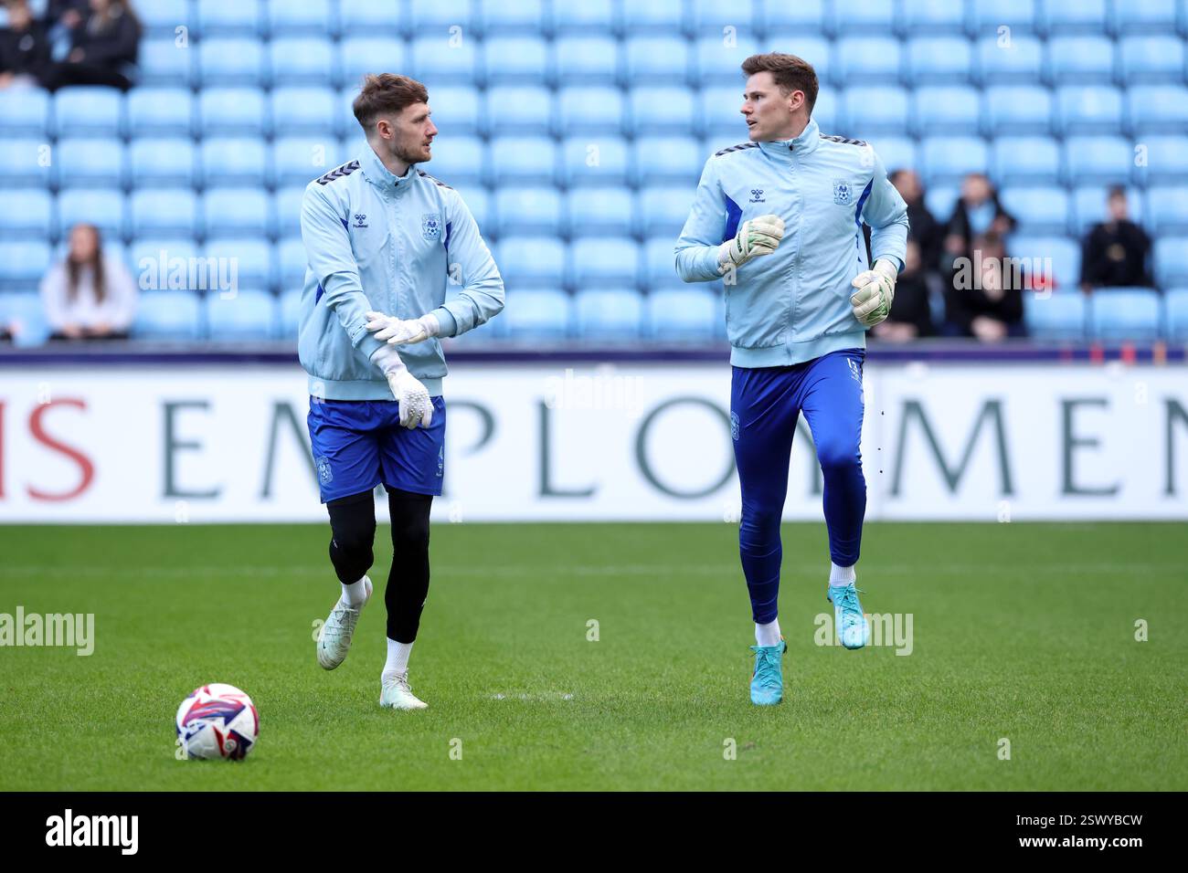 Coventry City goalkeeper Ben Wilson and Coventry City goalkeeper ...