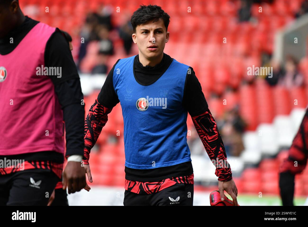 London, England. 22nd Feb 2025. Tom McIntyre before the Sky Bet EFL ...