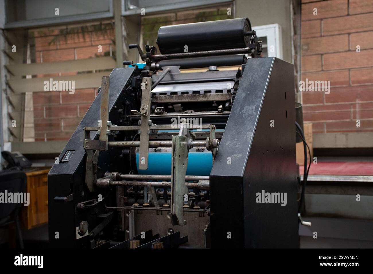 Industrial Printer Large Scale High Speed Printing Stock Photo - Alamy