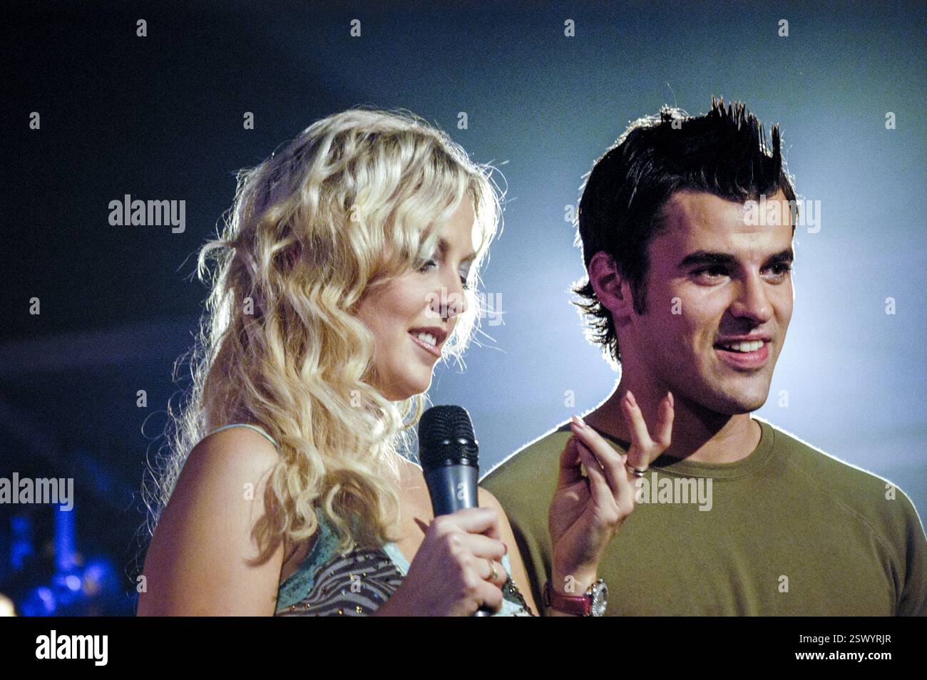 STEVE JONES, LIZ FULLER, YOUNG, PORTRAIT, 2002: Welsh TV presenter s ...